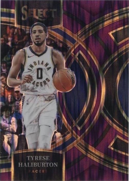 2023-24 Panini Select - Premier Level Tyrese Haliburton #172 Purple ...