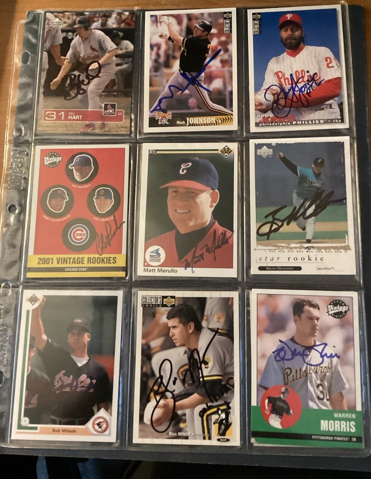 UPPER DECK BASEBALL SIGNED AUTOGRAPHED CARDS | eBay