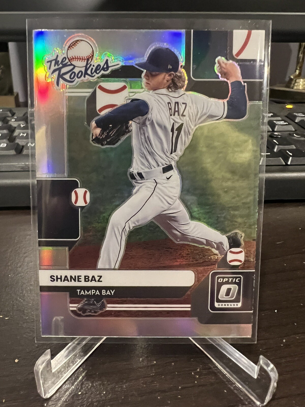 Shane Baz 2022 Donruss Optic The Rookies Silver Holo Prizm | eBay