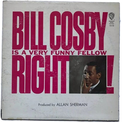 Bill Cosby Is a Very Funny Fellow Right 1963 Vinyl LP •PLAY GRADED ...