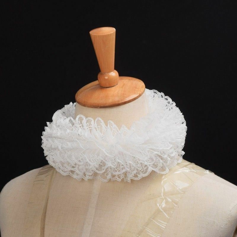 Elizabethan Collar Tudor Retro RUFF COLLAR Victorian Steampunk Neck ...