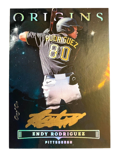 2023 Chronicles Origins Black #ER Endy Rodriguez On Card Gold Ink ...