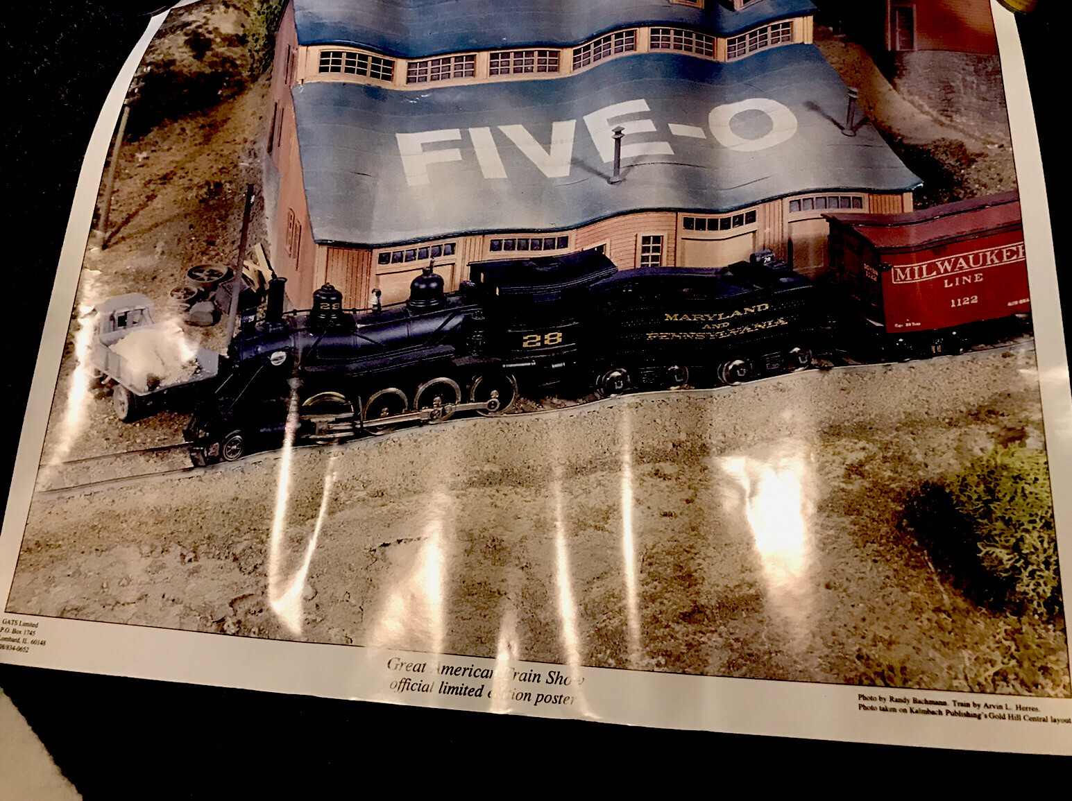 Great American Train Show Limited Edition Poster Gold Hill Central ...