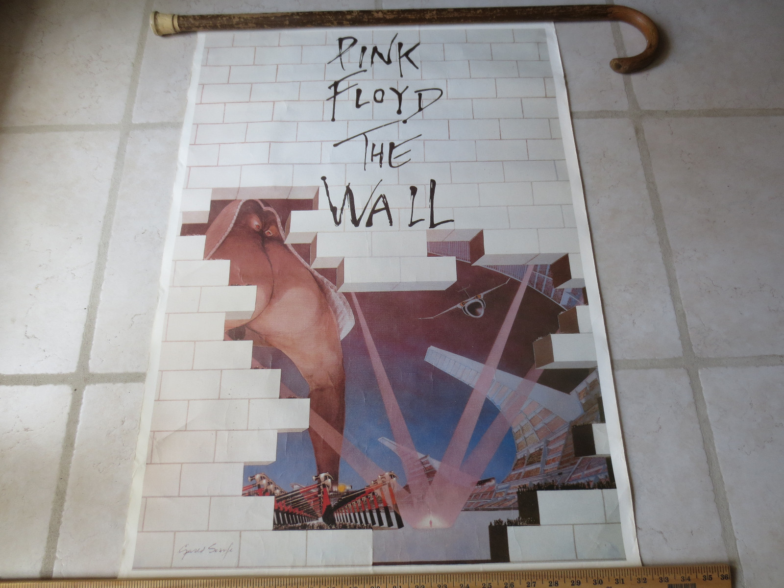 Pink Floyd The Wall Gerald Scarfe Artwork Poster 34" X 24" | eBay