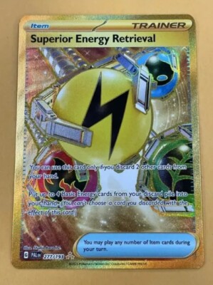 Superior Energy Retrieval 277/193 Hyper Rare Paldea Evolved Pokemon ...