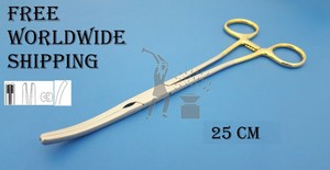 Zeppelin Hysterectomy Slight Curved Clamps OB/Gynecology Surgical ...