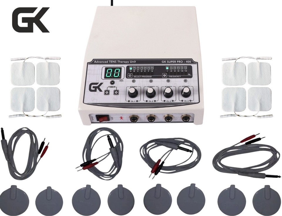 Electric Electrotherapy Machine 4 Channel Physical PhysioTherapy ...