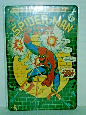 MCEM2 SPIDER - MAN Metal Sign New 30 cm H X 20 cm W | eBay Australia