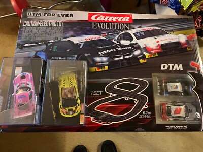 Carrera Evolution 1/32 Slot Car Set DTM Forever Sealed New-Plus Two ...