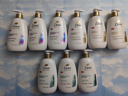 LOT (9) DOVE ASSORTED PREBIOTIC BOOST HAND WASH SOAP 12 FL OZ | eBay