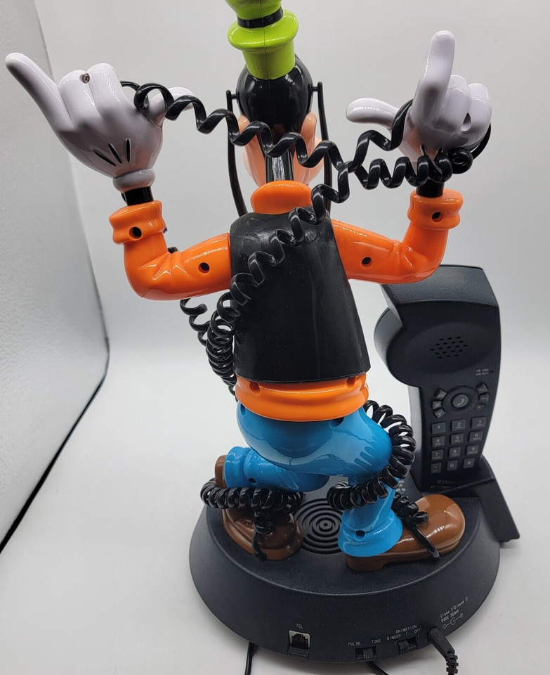 Disney Goofy Cordless Animated Talking Telephone Home Phone - Vintage ...