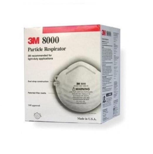 3M 8000 N95 Particle Respirator Mask - 30 Pack for sale online | eBay