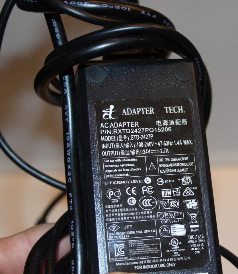 ADAPTER TECH, STD-2427P, P/N RXTD2427PQ15207 | eBay