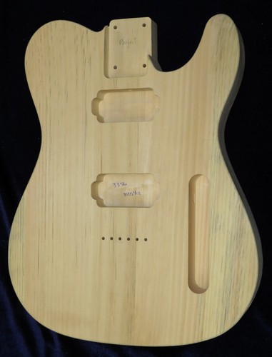 Aged Pine Wood Telecaster Style Tele Body 3lbs 4oz HH #3356 - PROJECT ...