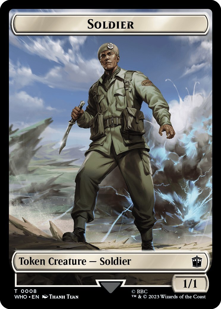 Soldier // Mutant Double-Sided Token Universes Beyond: Doctor Who ...