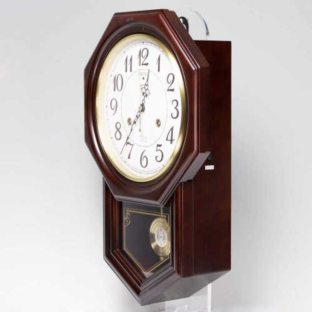 Seiko Clock Nostalgic Wall Pendulum Clock Brown RQ205B Fast Shipping ...
