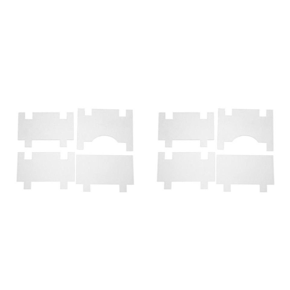 4pcs Transparent Wall Protection Spacer: Clear Acrylic Furniture Guard ...