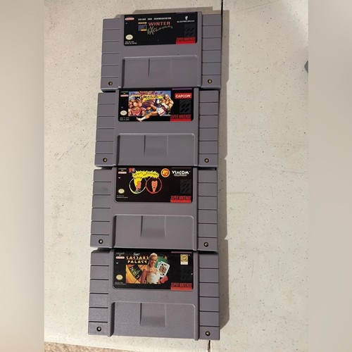 (4) Bundle Vintage 90s Original Super Nintendo Games | eBay
