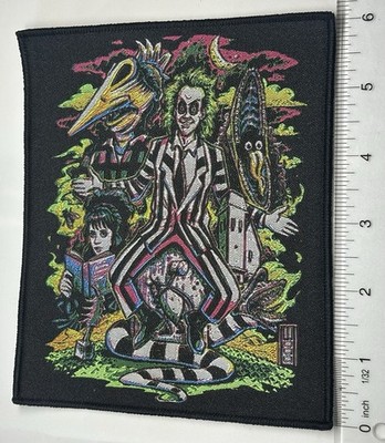beetlejuice Movie Black Border Woven Patch | eBay