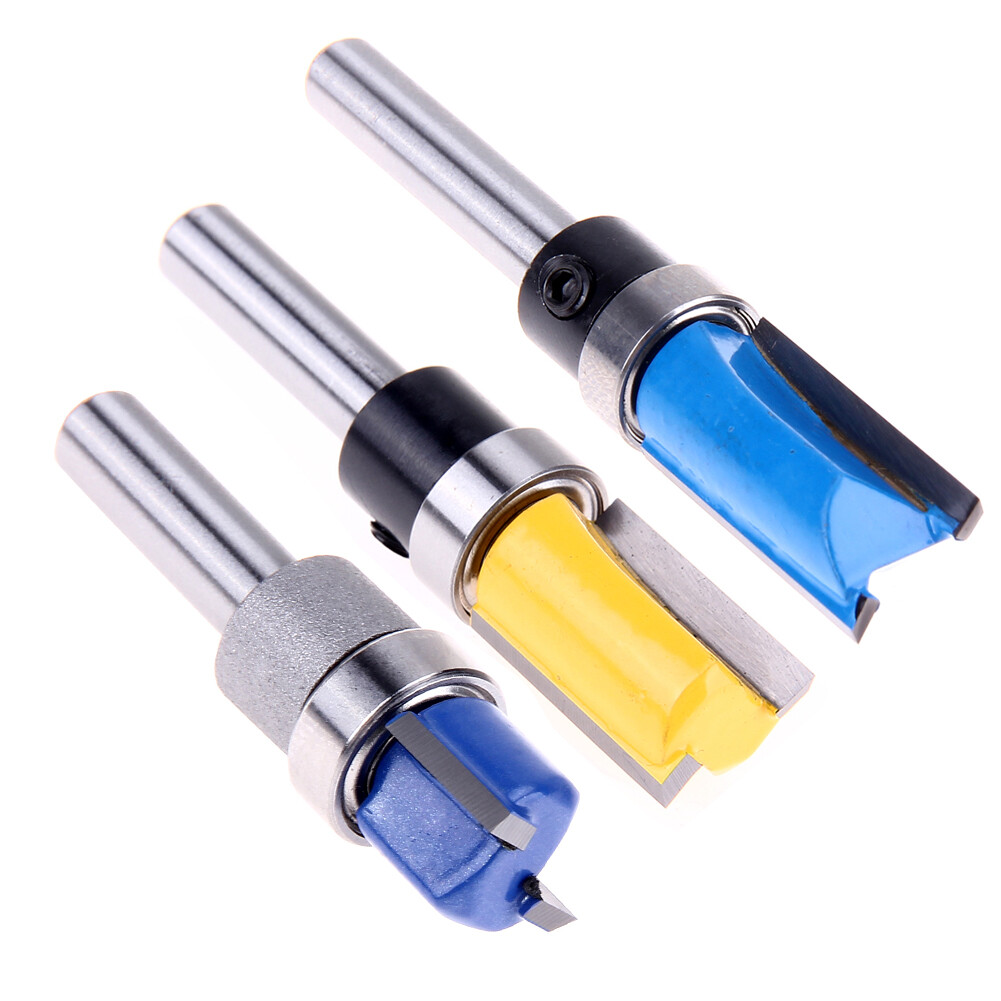 Woodworking Router Bit Alloy Blade Handle Milling Cutter (1/4x1/2-25mm ...