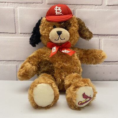 Vtg Build a Bear Workshop St Louis Cardinals Puppy Dog Baseball Cap ...