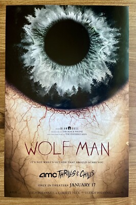 2025 AMC Theaters Wolf Man Movie Poster 11x17” “Thrills & Chills” | eBay