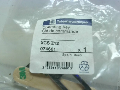 Telemecanique XCSZ12 Safety Interlock Key- Factory Sealed | eBay