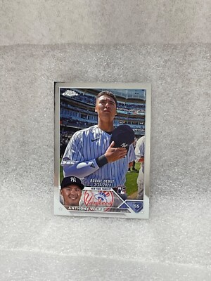 2023 Topps Chrome Update Anthony Volpe Rookie Debut RC USC35 Yankees | eBay