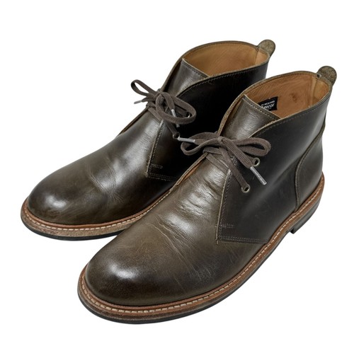 Allen Edmonds "CHANDLER" Weatherproof Teak Brown Leather Chukka Boots ...