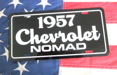 1957 Chevrolet NOMAD license plate tag 57 CHEVY 2 door Classic SPORT ...