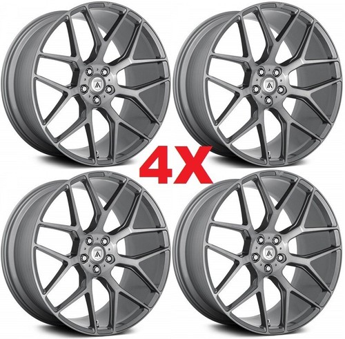 22 ASANTI ABL27 TITAN WHEELS RIMS EXPLORER OEM OE SPECS BRUSHED ...