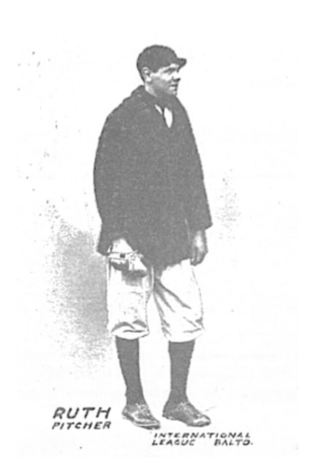 1914 BABE RUTH PRO DEBUT 4/22 INTERNATIONAL LEAGUE SEASON PASS🎟 ...