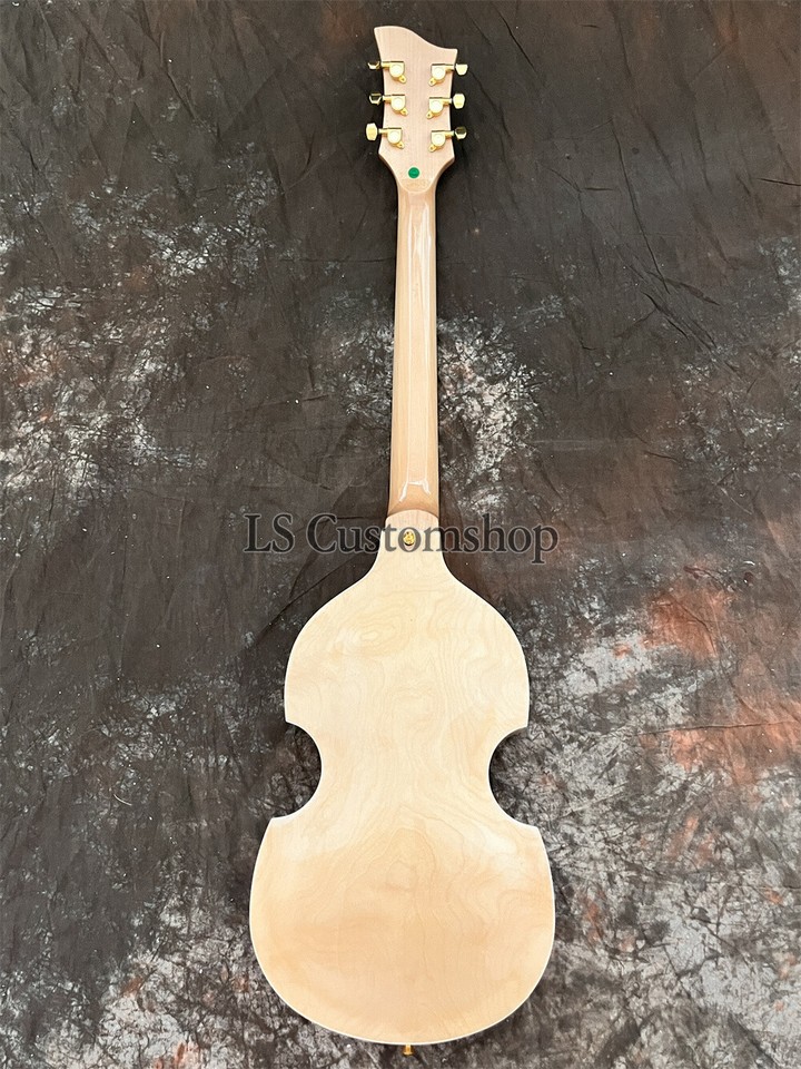 6 String Violin Electric Guitar Hollow Body Gold Hardware Special Shape ...
