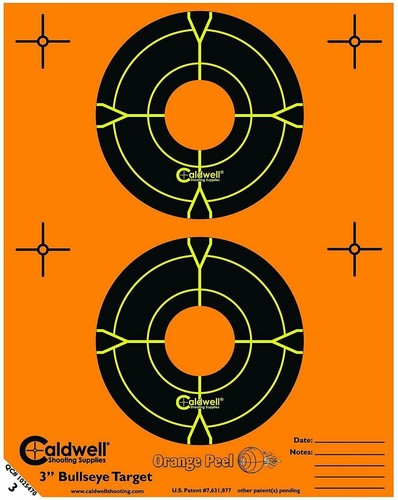 Caldwell 3" Bullseye Air Rifle Practice Targets Pack of 15 Air Gun ...