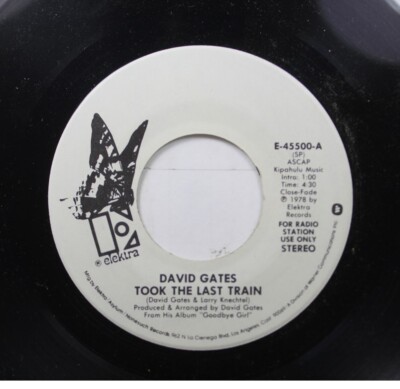 Rock Promo 45 Dave Gates - Took The Last Train / Took The Last Train On ...