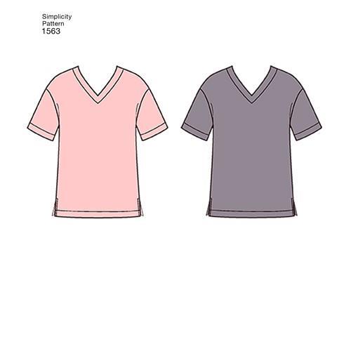 Simplicity Sewing Pattern 1563 Misses Mens Teens Lounge Wear Size XS-XL ...