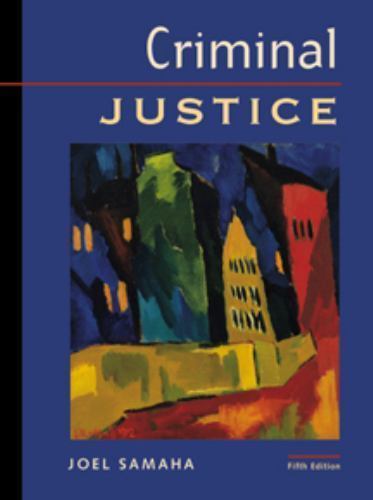 Criminal Justice by Joel Samaha (1999, Hardcover) for sale online | eBay