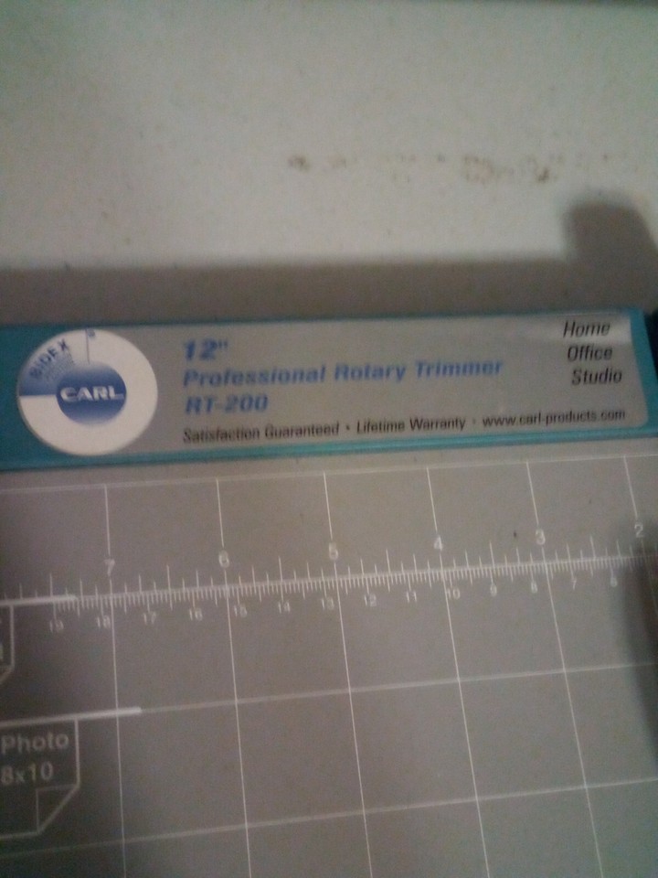 Carl RT-200 Professional Rotary Trimmer Paper Cutter Missing The Blade ...