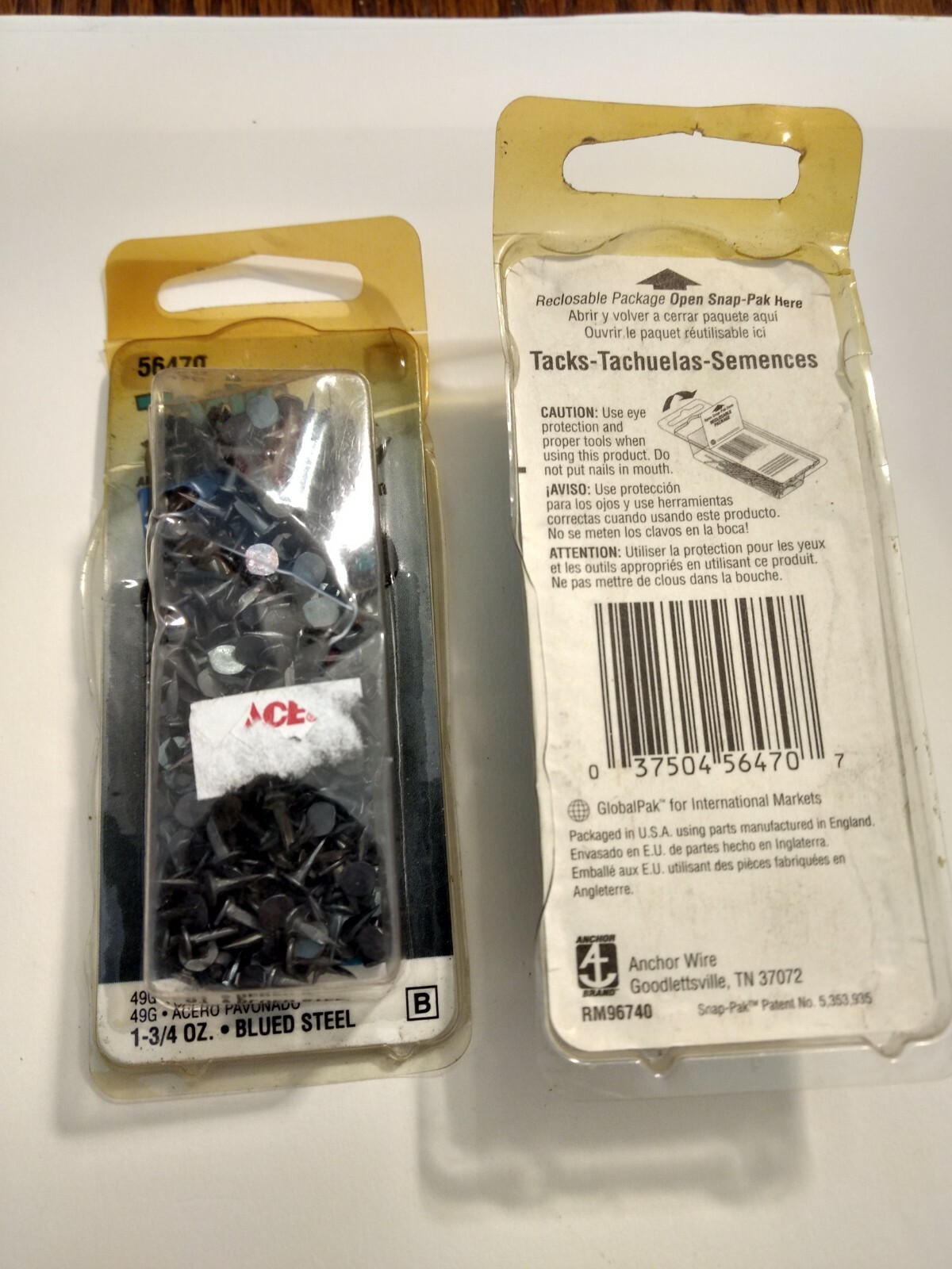 Anchor Wire Tacks 2 packs RM96740 | eBay