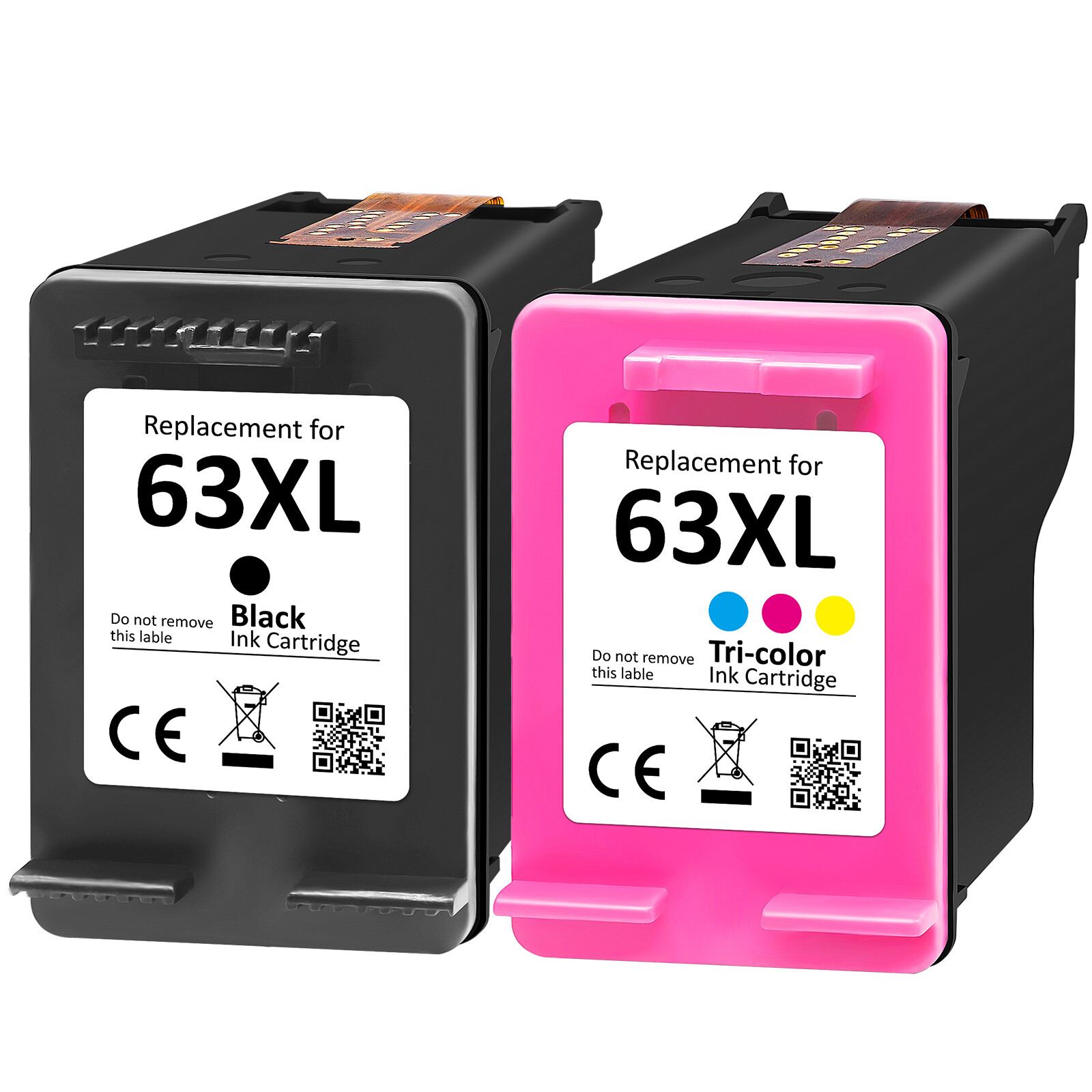 Ink Cartridge for HP 63XL OfficeJet 3830 4650 4655 5255 ENVY 4512 4516 ...