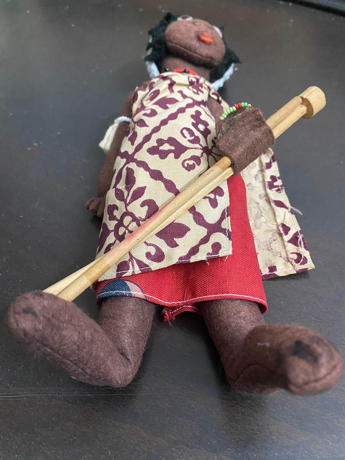 Vintage Traditional Stuffed Cloth Swazi Hand Crafted Wenco Design Folk ...