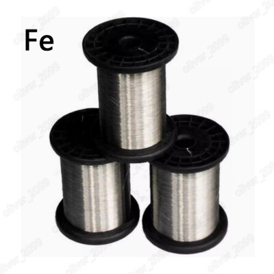 1 Meter High Purity Iron Fe Wire Round Solid Iron Wire | eBay