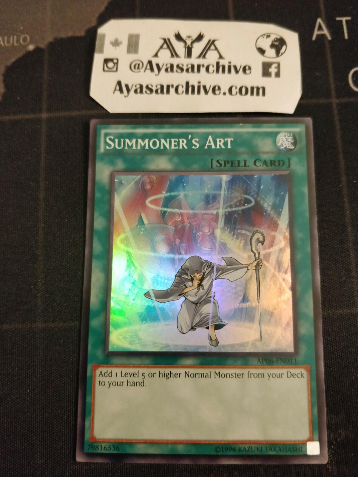 SUMMONER'S ART - UNLIMITED - SUPER RARE NM AP06-EN011 - YUGIOH | eBay