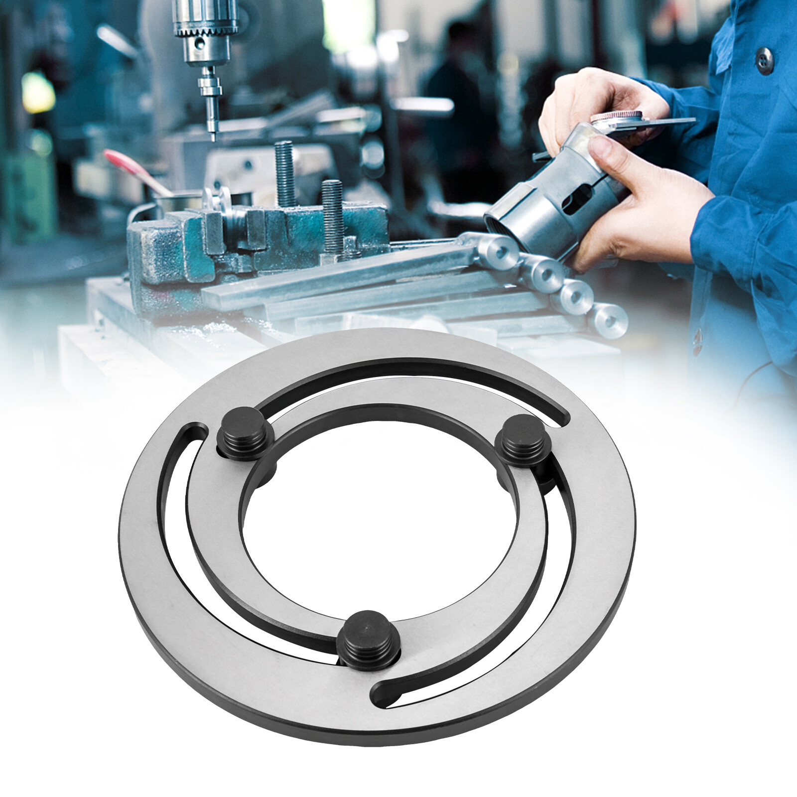 8" Soft Jaw Boring Ring For CNC Lathe Chuck Center Turning Cutting Tool ...