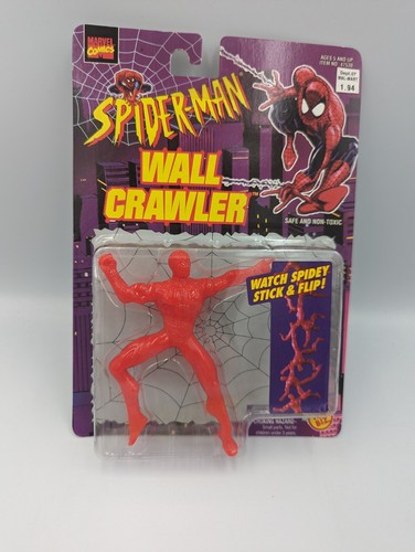 Spider-Man Red Wacky Wall Crawler New In Box Stick And Flip 1997 Toy ...