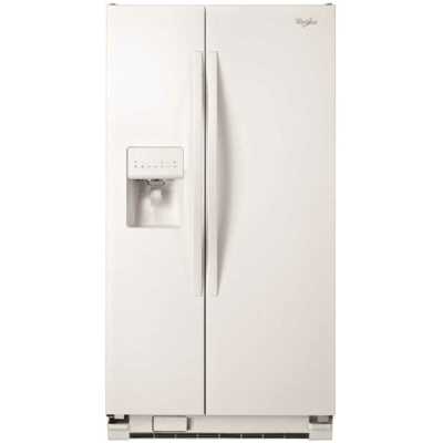 Whirlpool 25 cu. ft. Side by Side Refrigerator in White 883049435886| eBay