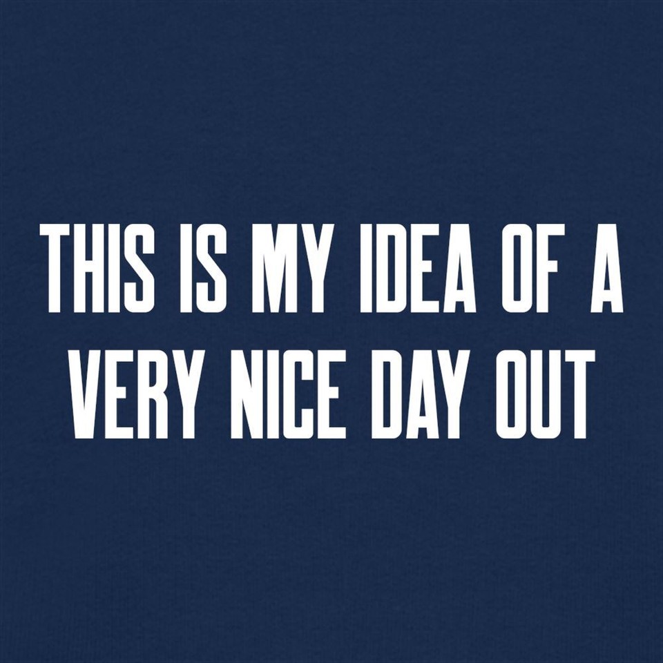 This Is My Idea Of A Very Nice Day Out - Canvas Tote Bag - Barlow Funny ...