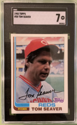 TOM SEAVER / 1982 TOPPS BASEBALL #30 CINNCY REDS NM SGC-7 | eBay