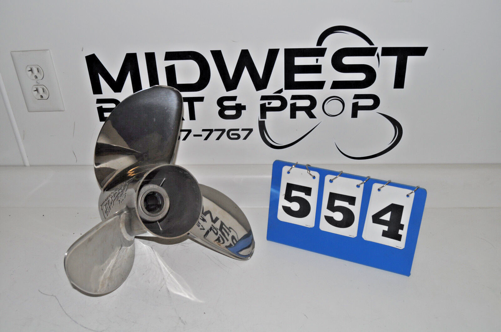 Mercury Marine Tempest Plus 21p LH Prop Propeller Counter Stainless ...