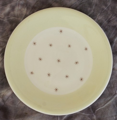 RARE VINTAGE SHELLEY 'POLE STAR' PLATE - 6" (15.5CM) DIAM - PALE GREEN ...